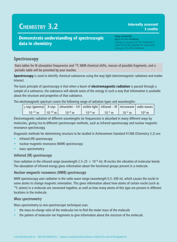 Level 3 Chemistry Internals Learning Workbook Learnwell 1107