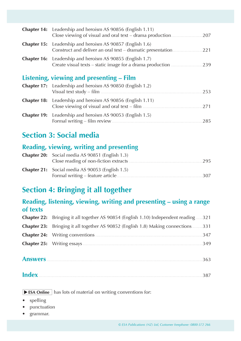 Level 1 English ESA Study Guide - LearnWell
