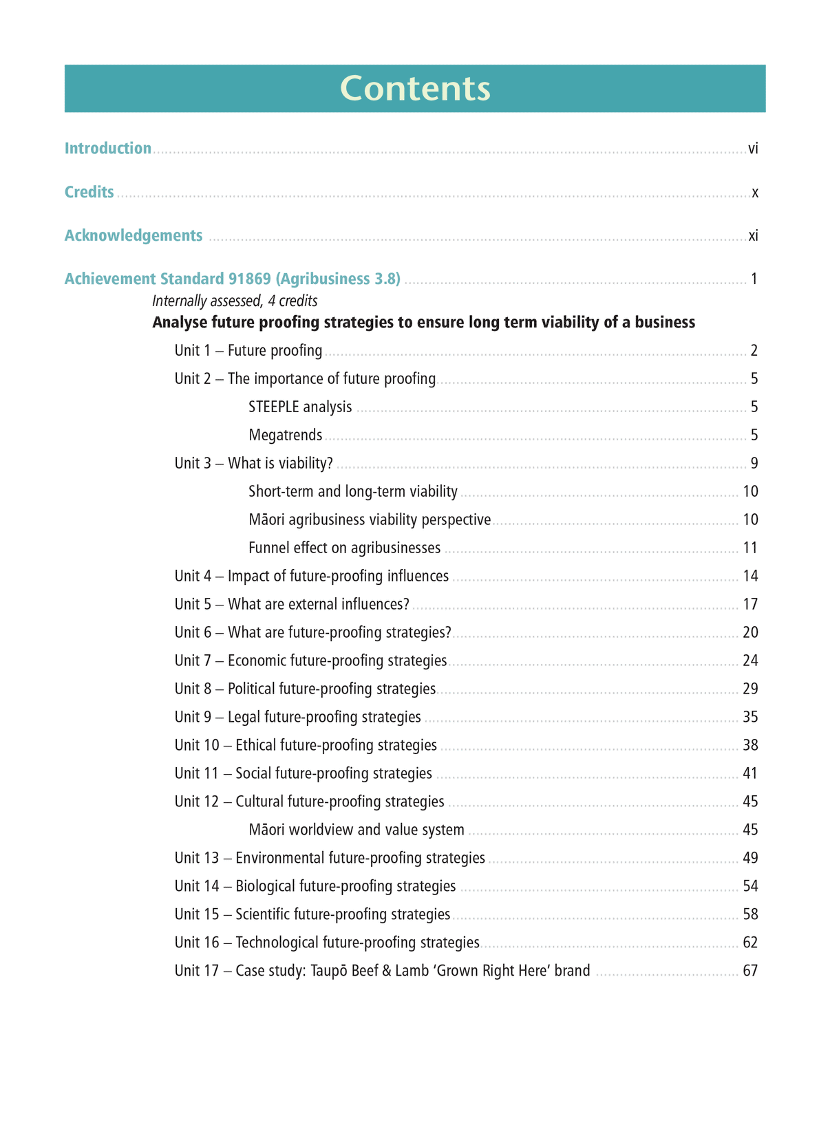 Level 3 Agribusiness Learning Workbook - LearnWell