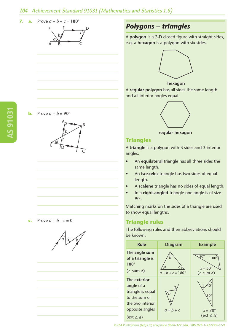 Level 1 Mathematics Externals Learning Workbook - LearnWell