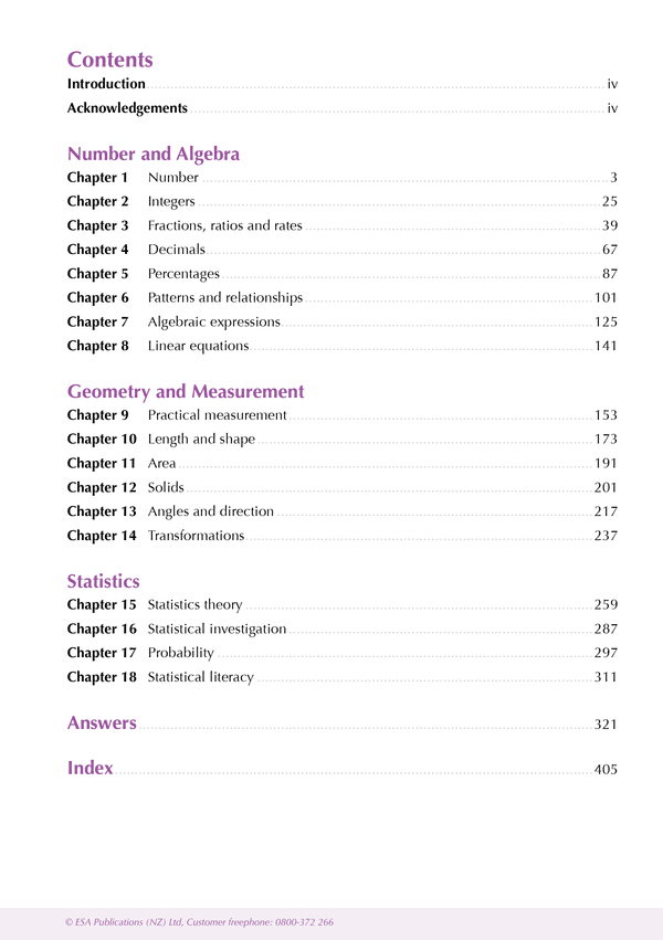Year 9 Mathematics and Statistics ESA Study Guide - LearnWell