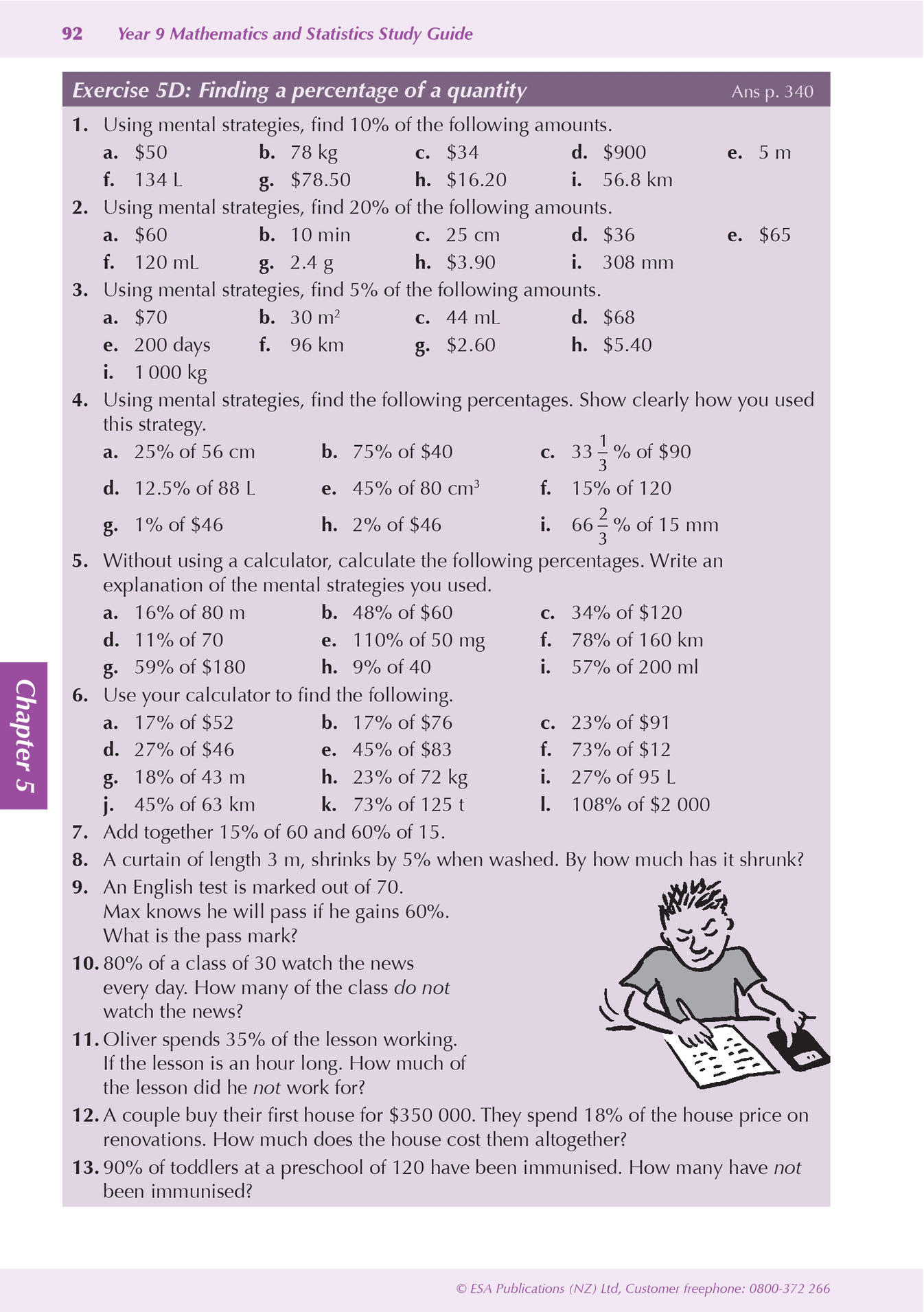 Year 9 Mathematics and Statistics ESA Study Guide - LearnWell