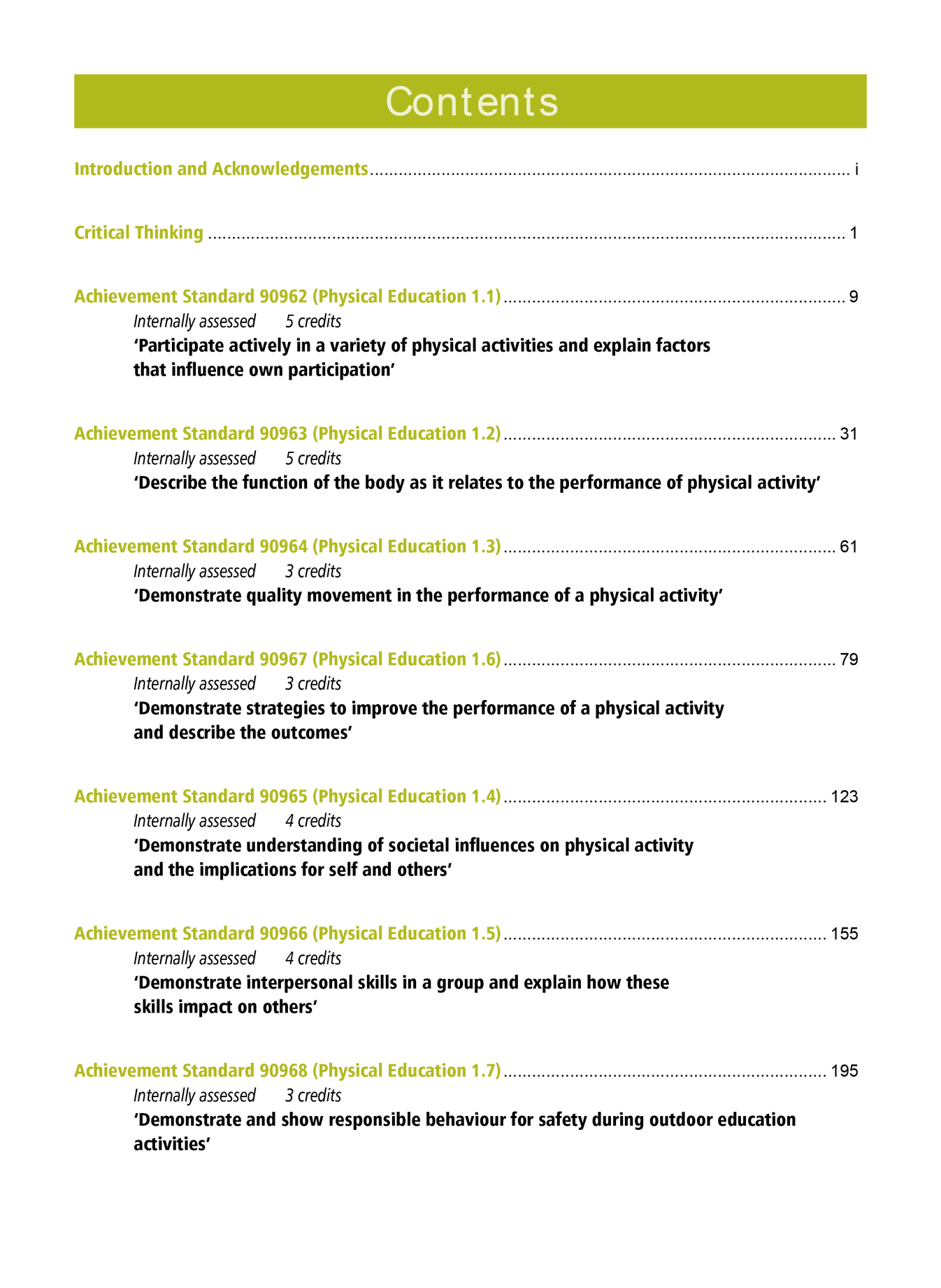 Level 1 Physical Education Learning Workbook - LearnWell
