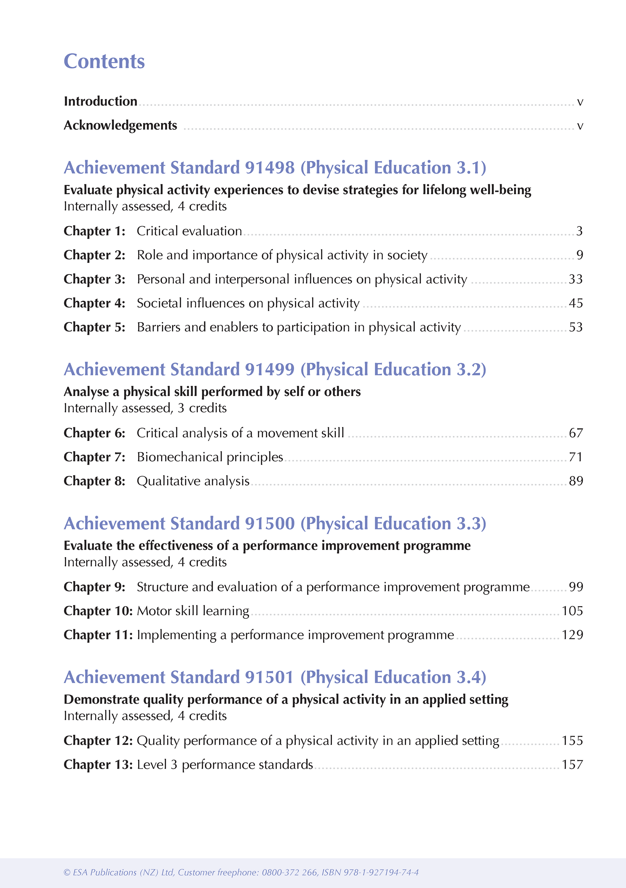 Level 3 Physical Education ESA Study Guide - LearnWell