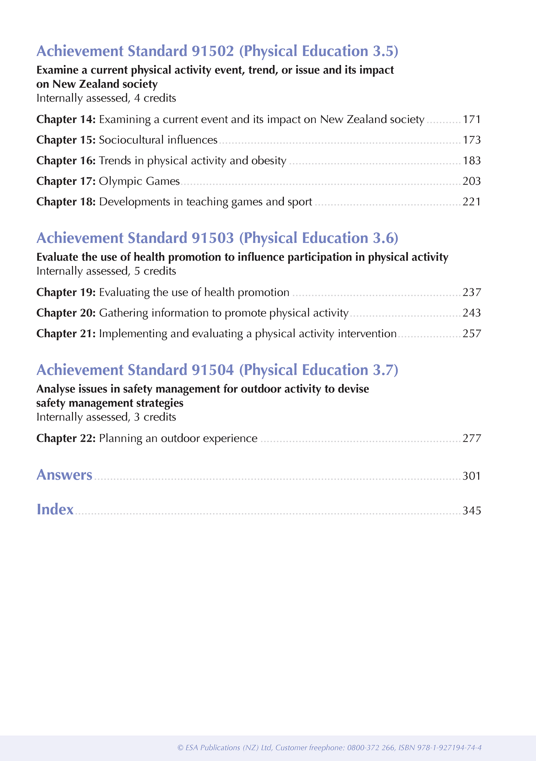 Level 3 Physical Education ESA Study Guide - LearnWell