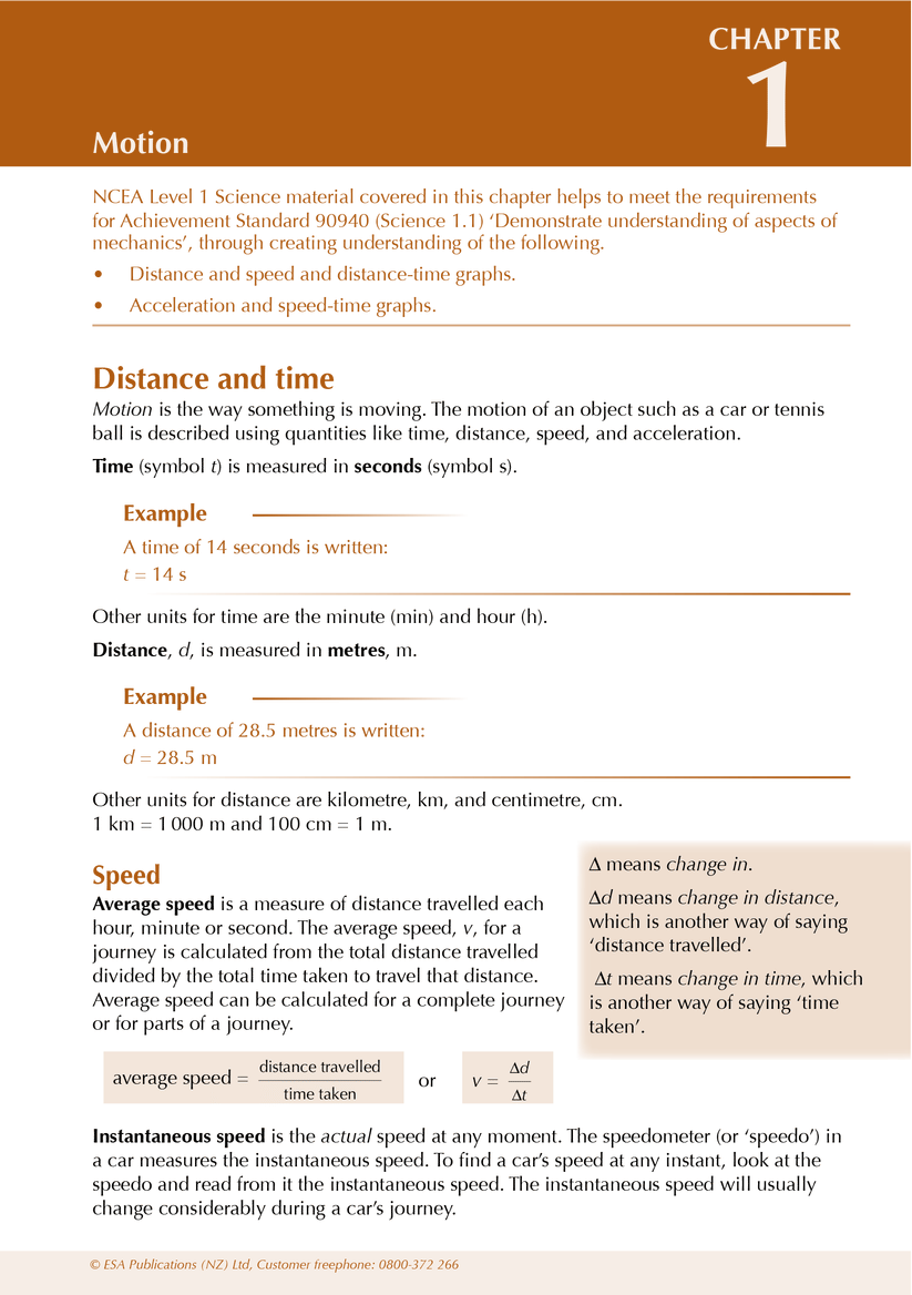 Level 1 Physics ESA Study Guide - LearnWell