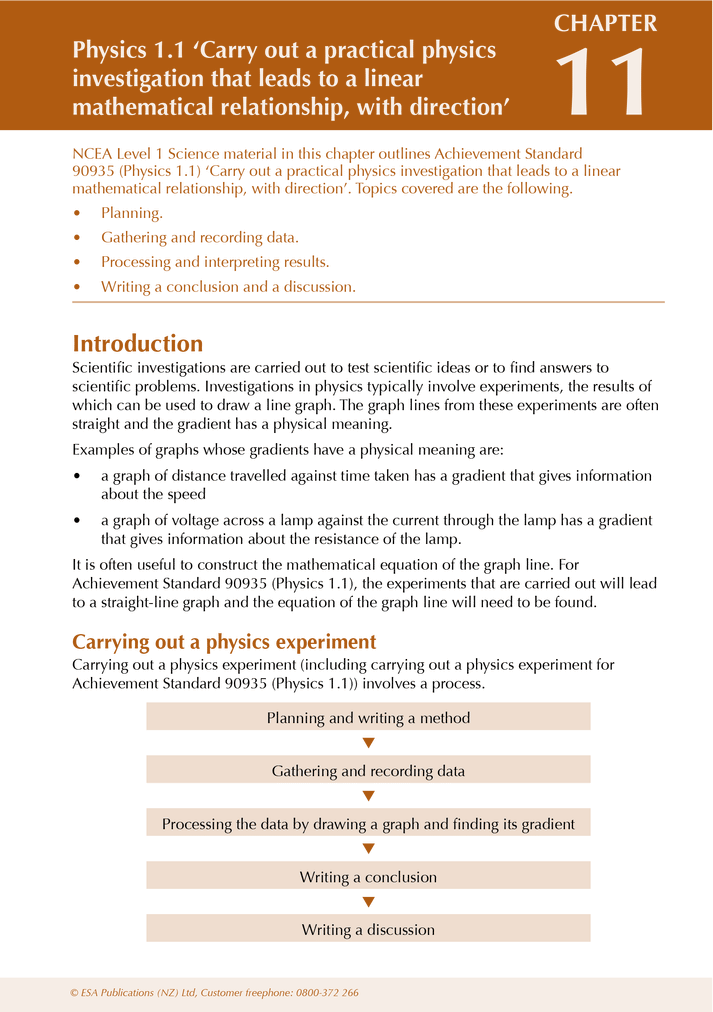Level 1 Physics ESA Study Guide - LearnWell
