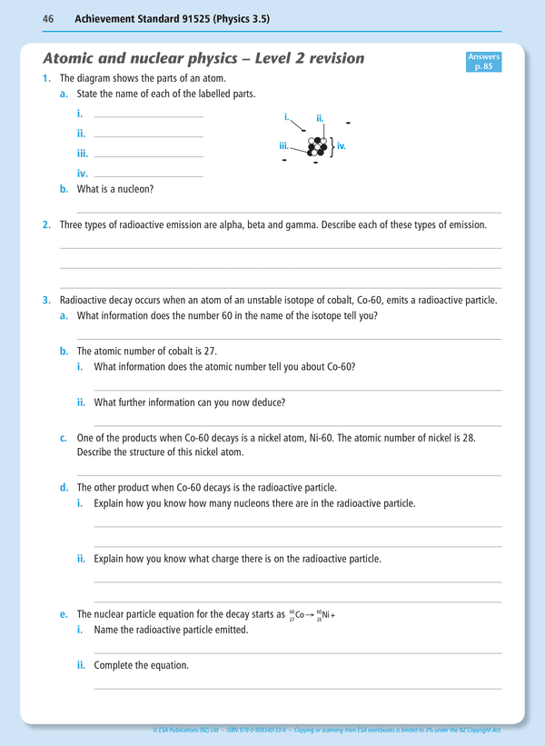 Level 3 Physics Internals Learning Workbook - LearnWell