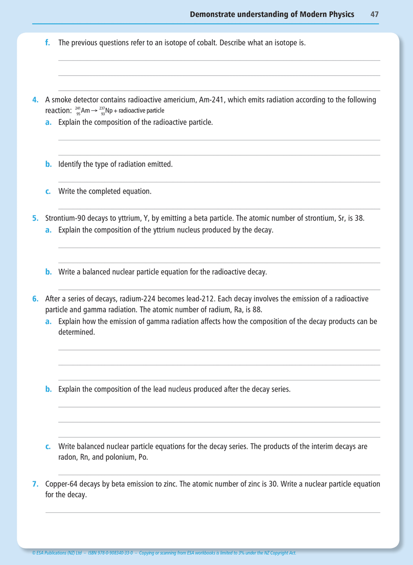 Level 3 Physics Internals Learning Workbook - LearnWell