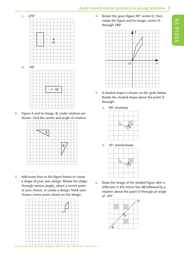 Level 1 Transformation Geometry 1.9 Learning Workbook - LearnWell